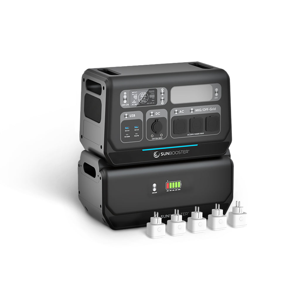 Sunbooster POWERSTATION GRID+ inkl. EXTENSION
