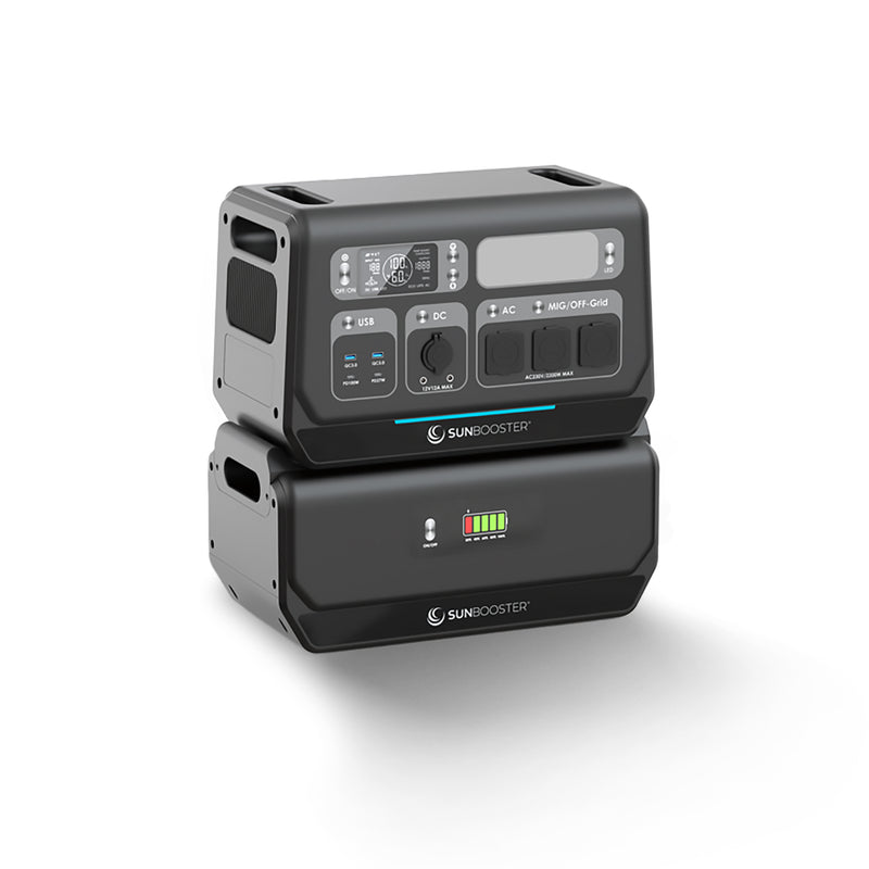 SUNBOOSTER Solarpaneele und Energiespeicher